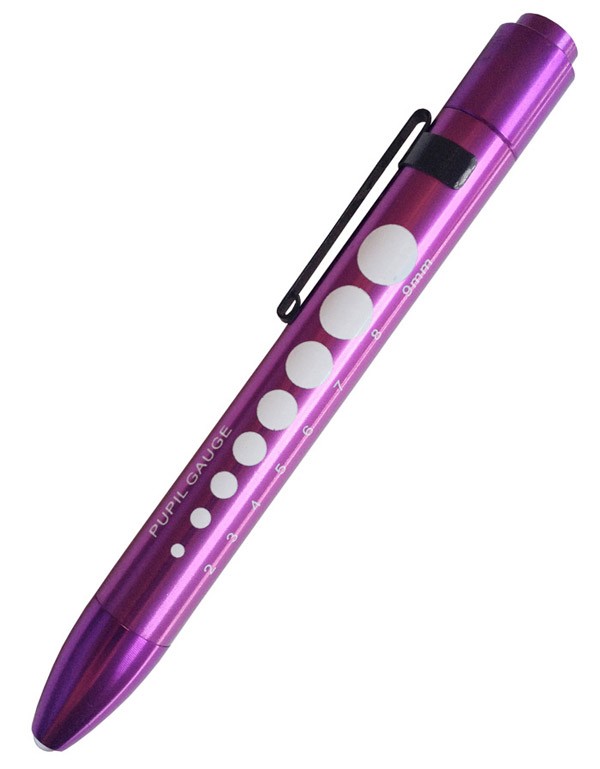 Prestige – S214 - Soft LED Pupil Gauge Penlight - Purple - Apparel Pro ...